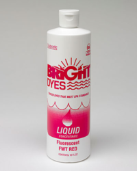 Water Tracer Dye: Fluorescent FWT Red 25 - Liquid - Kingscote Chemicals